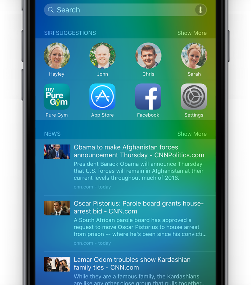 Guide: Siri Suggestions in Spotlight on iPhone | iOS 9 - TapSmart