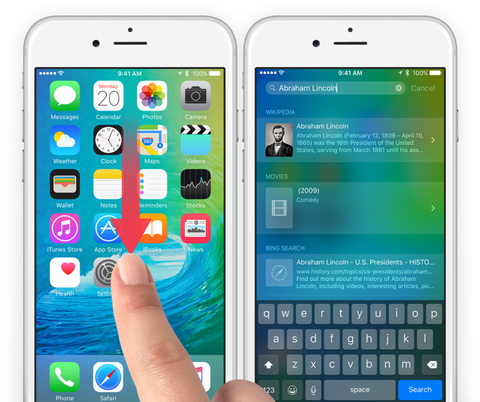 Guide: Intelligent Search with Spotlight on iPhone | iOS 9 - TapSmart