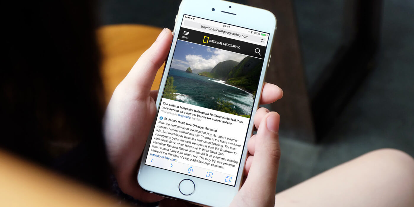 Guide: quickly scroll to the top of a page on iPhone | iOS 9 - TapSmart
