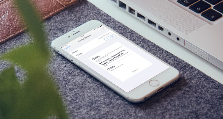 Guide: wireless printing from an iPhone with AirPrint | iOS 9 - TapSmart