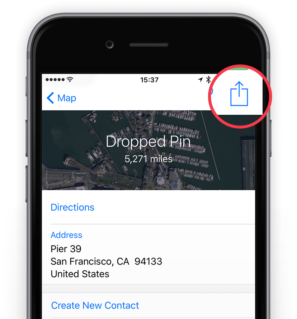 Guide How To Share Your Current Location On The IPhone With The Maps 