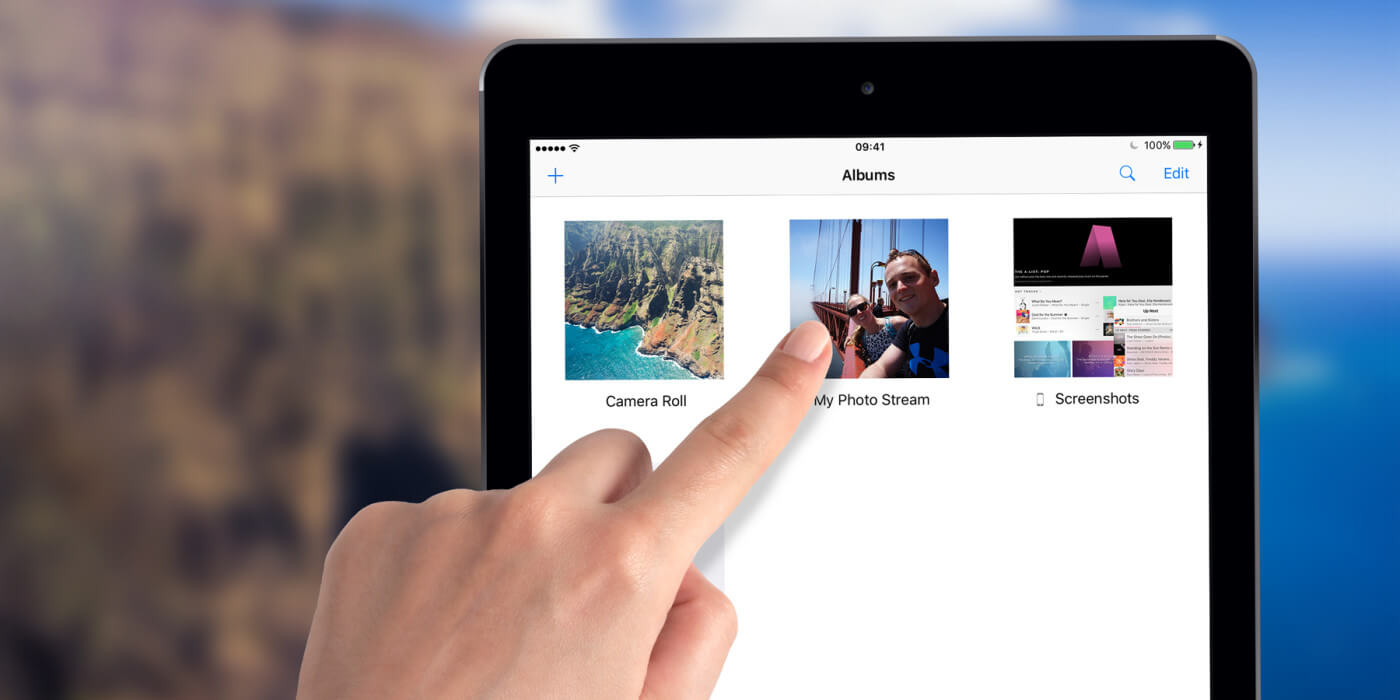 Photo stream: share pics between devices | iOS 11 Guide [iPad] - TapSmart