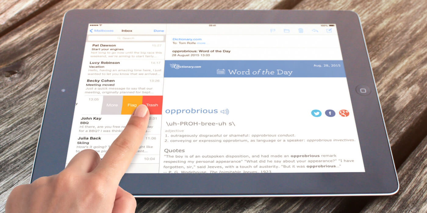 Swipe to delete: quickly discard emails | iOS 11 Guide [iPad] - TapSmart