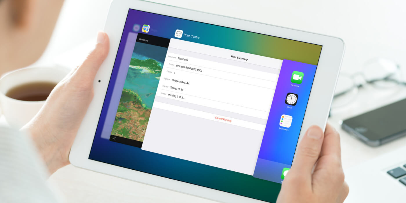 Print Center: cancel or adjust printing | iOS 11 Guide [iPad] - TapSmart