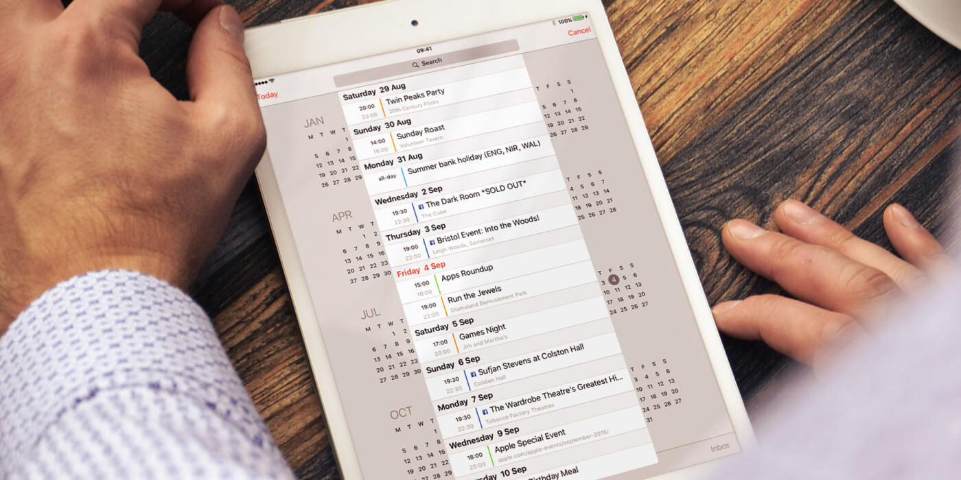 Calendar timeline: a clearer view of events | iOS 11 Guide [iPad ...
