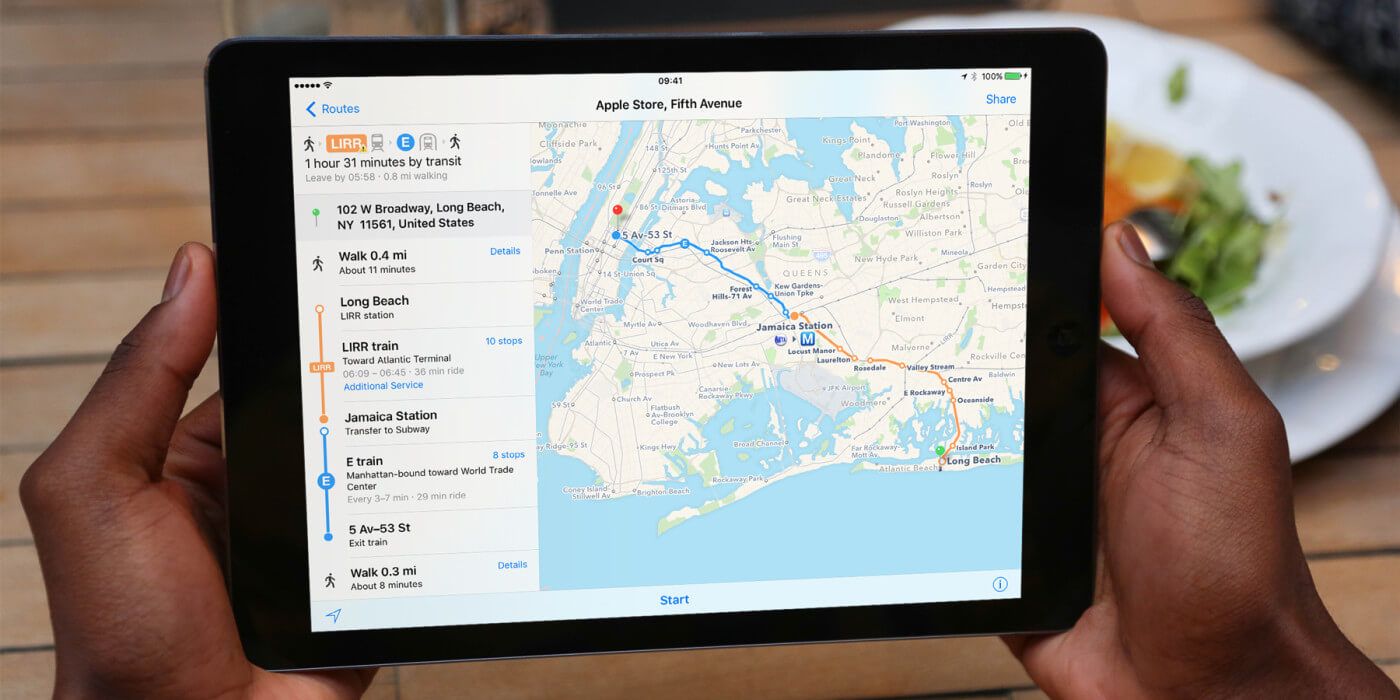 Transit Directions Using Maps To Plan Public Transport Ipados 14 Guide Tapsmart