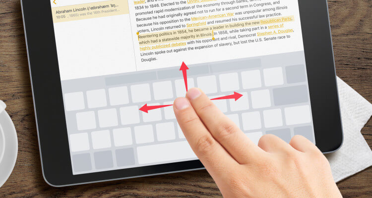Copy, paste, swipe: QuickType and Virtual keyboard | iOS 11 Guide [iPad] - TapSmart