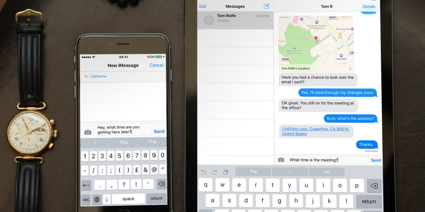 iOS 9: Chatting to other Apple devices on iPad with iMessage - TapSmart