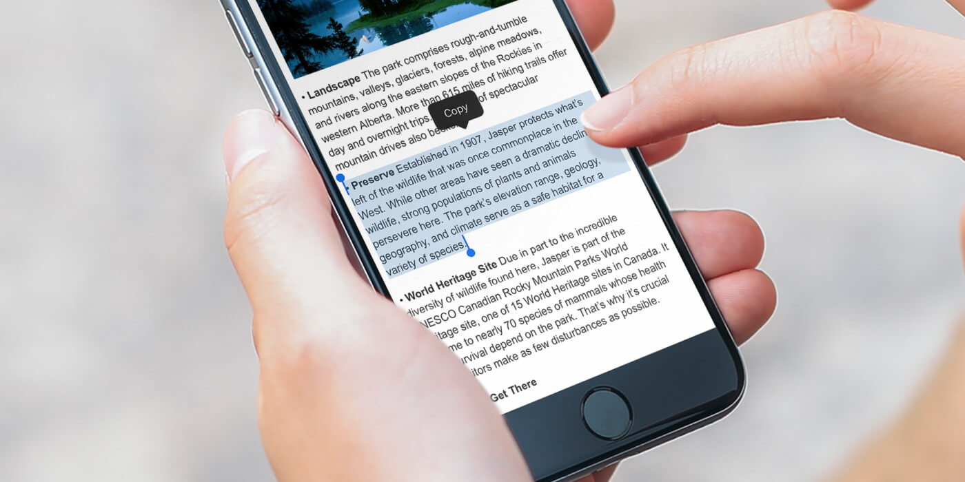 Guide: how to select & copy and paste text on the iPhone | iOS 9 - TapSmart