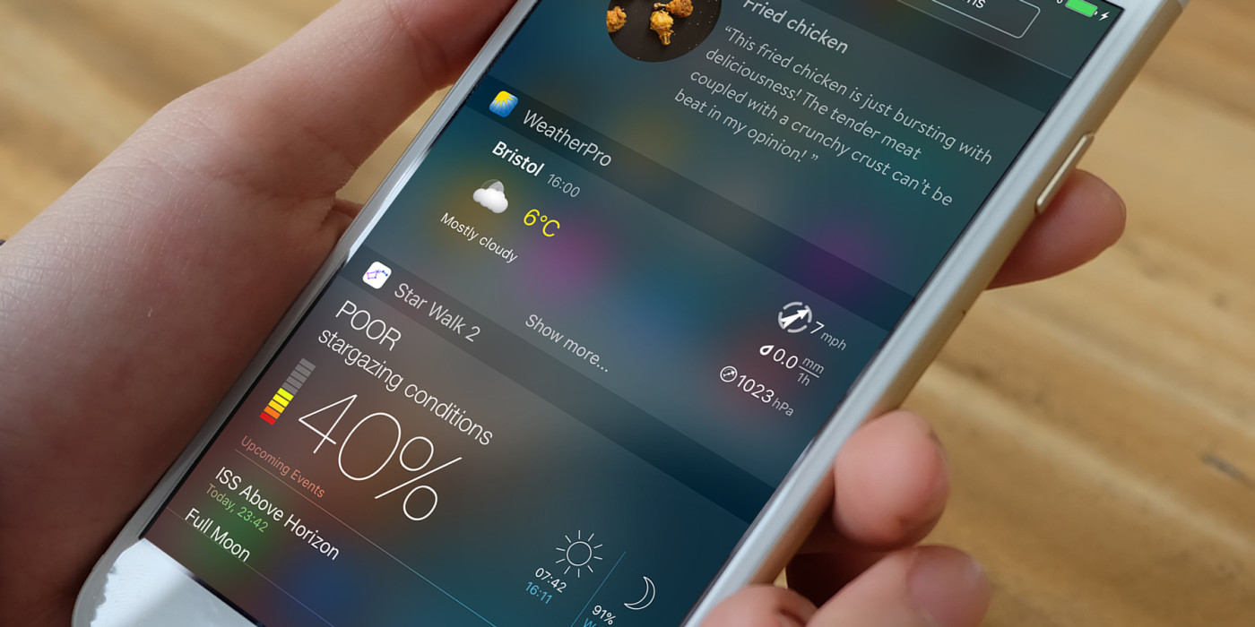 Guide: start using Today Widgets on your iPhone | iOS 9 - TapSmart