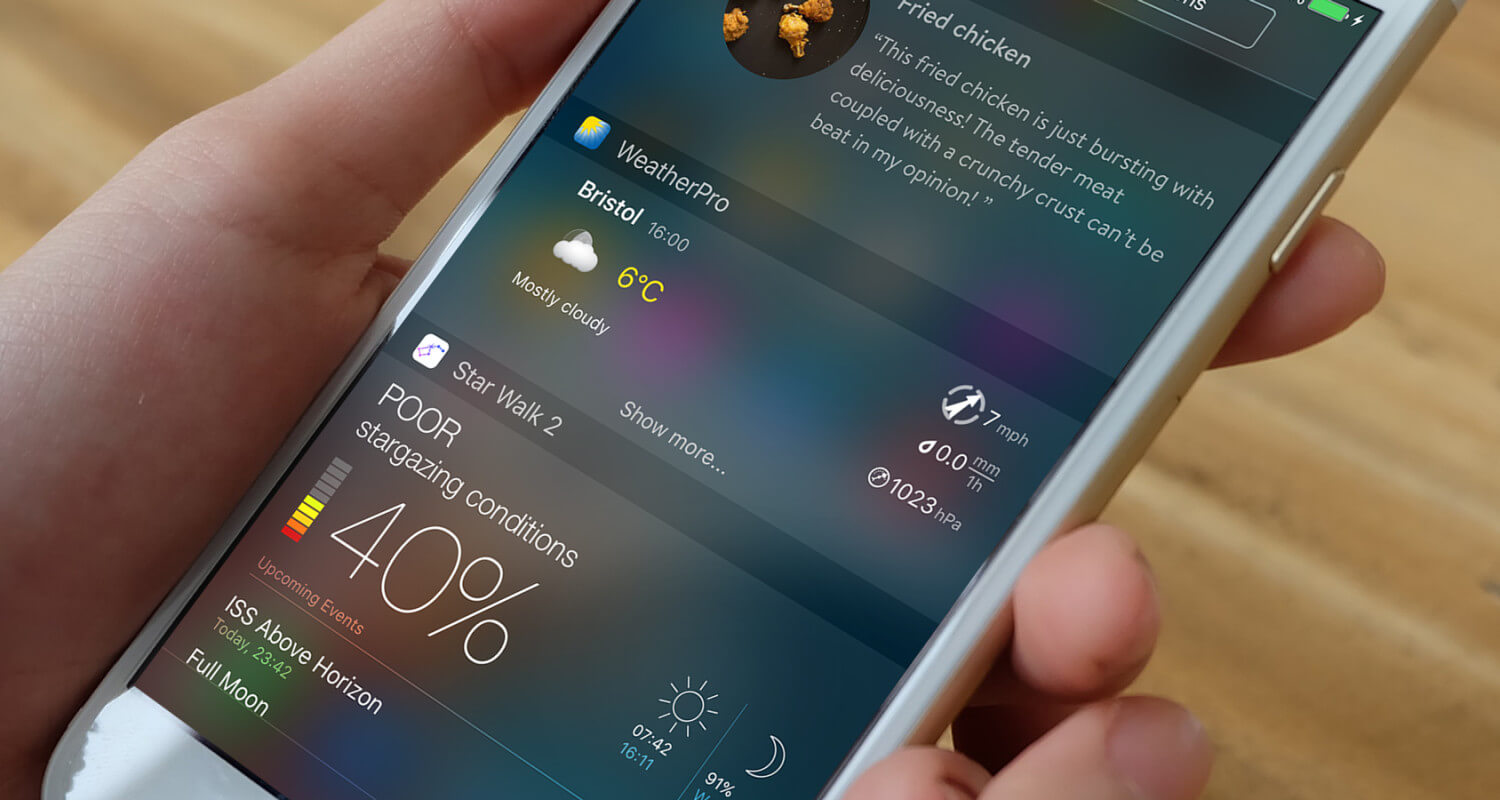 Guide: start using Today Widgets on your iPhone | iOS 9 - TapSmart