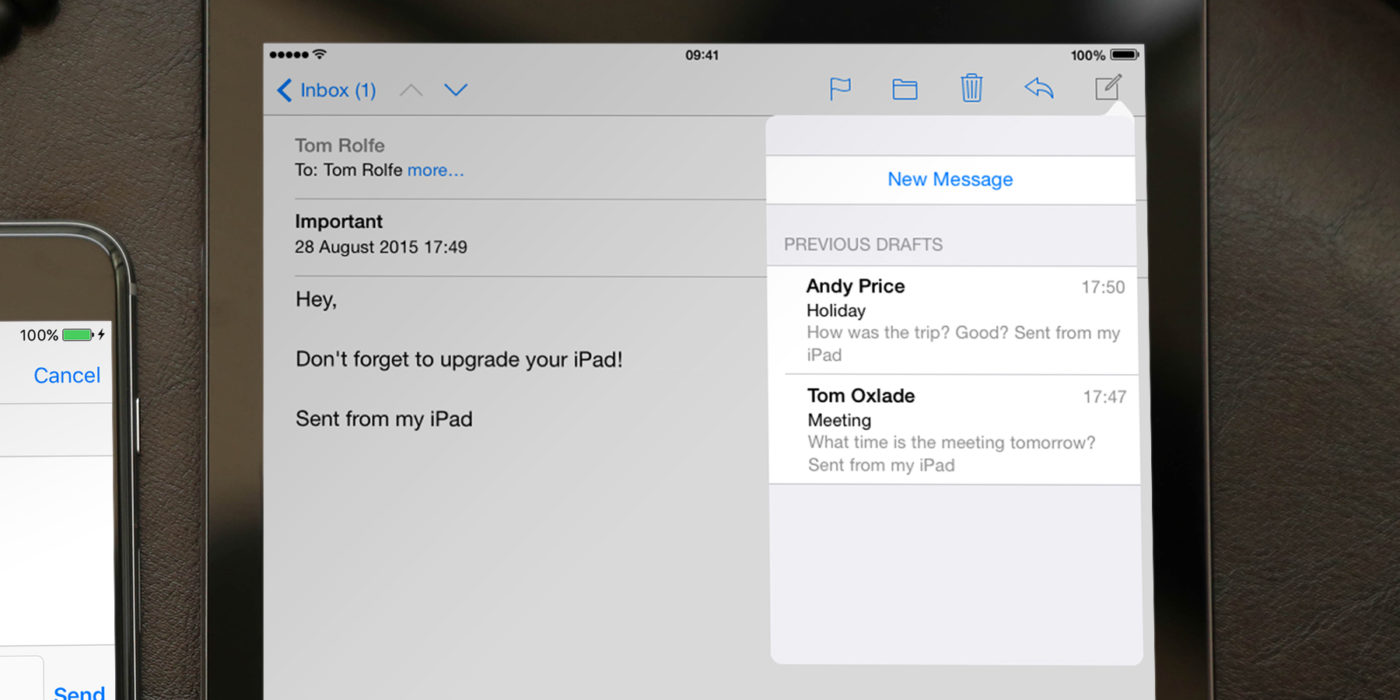 Quick drafts: return to draft emails | iPadOS 14 Guide - TapSmart