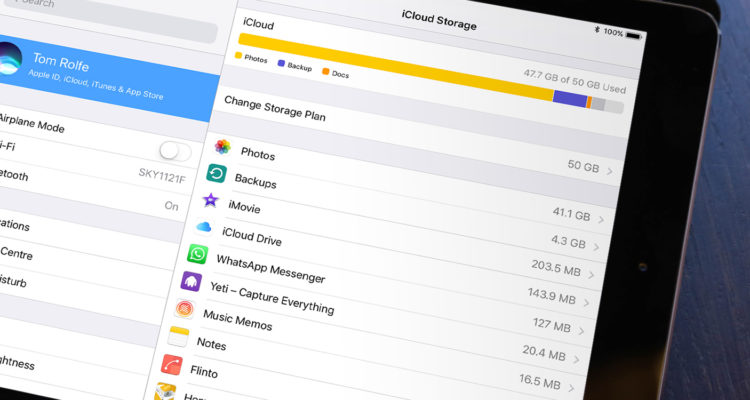 iCloud Storage – what to do if you run out of space - TapSmart
