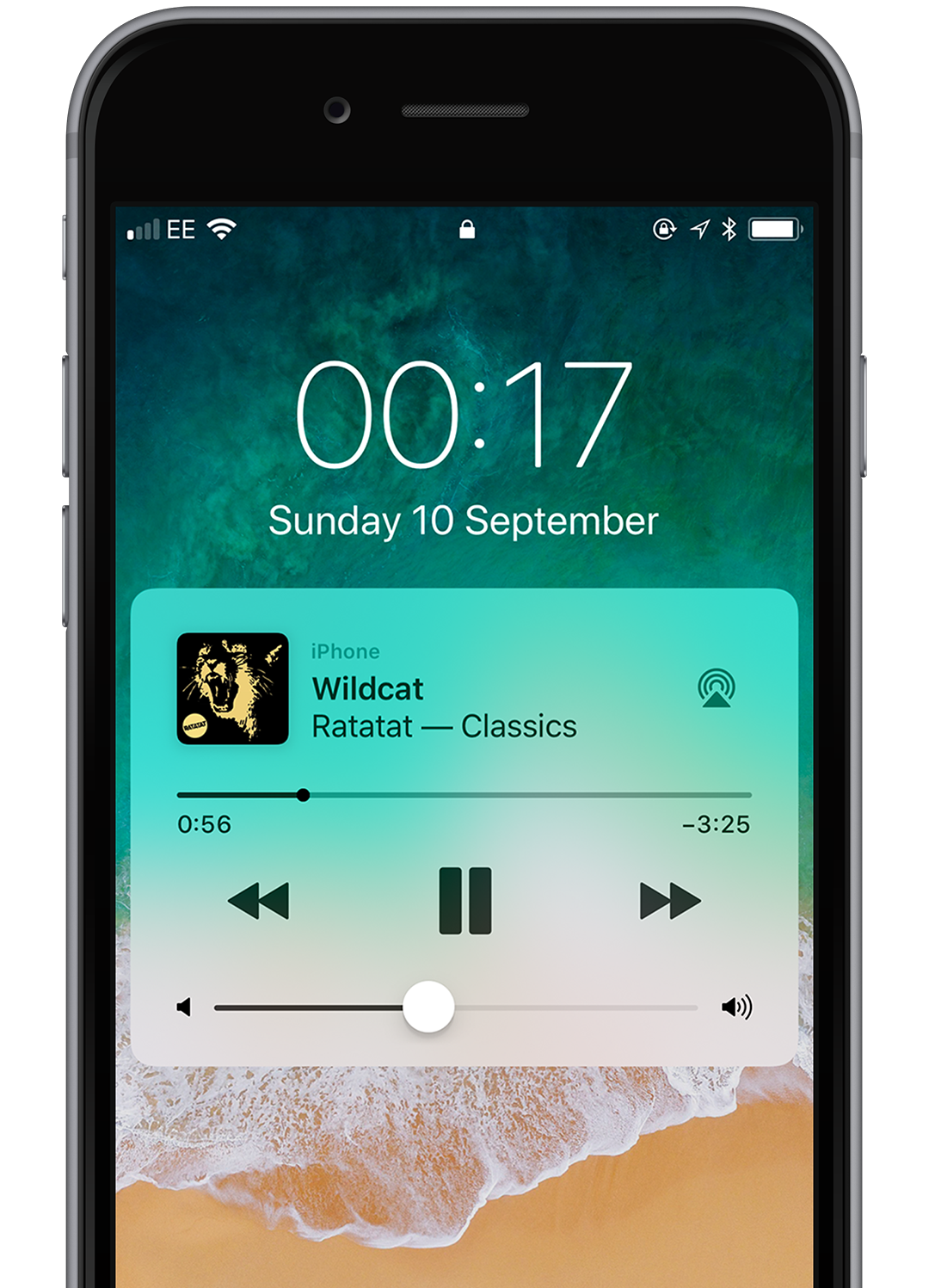 Lock Screen Control Music From The Lock Screen IOS 11 Guide TapSmart