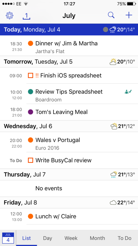 Review: BusyCal – a powerful, customizable new Calendar app - TapSmart