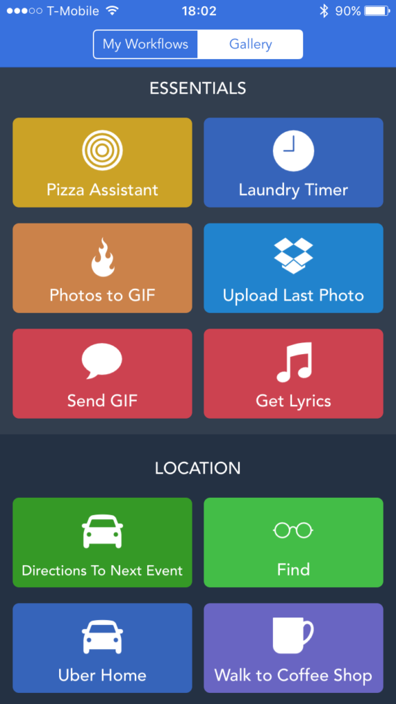 workflow-gallery - TapSmart