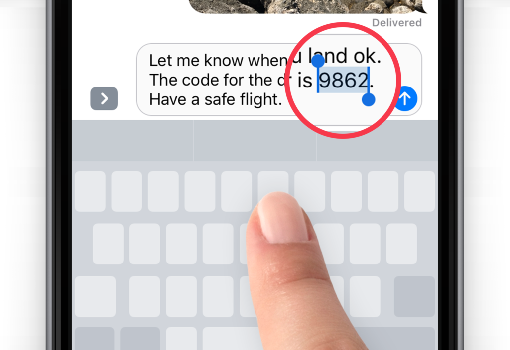Virtual trackpad: easier text selection with 3D Touch | iOS 11 Guide ...