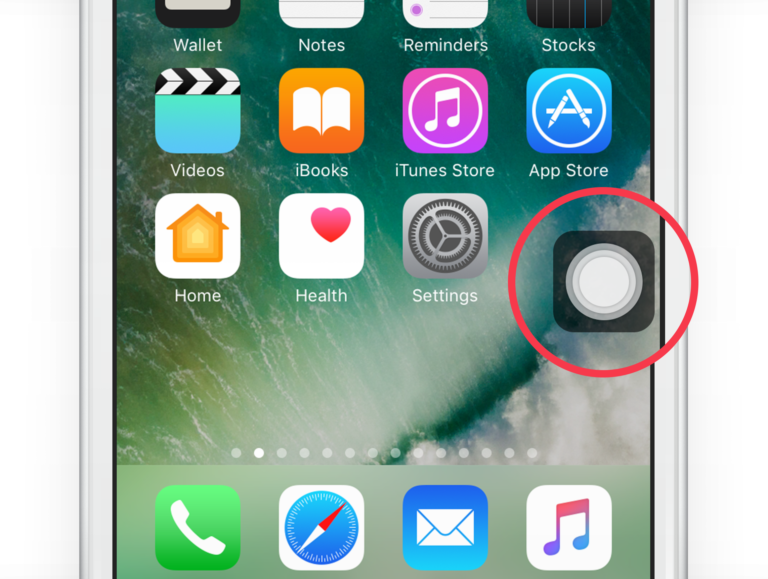 AssistiveTouch: workaround for a broken Home button | iOS 11 Guide ...