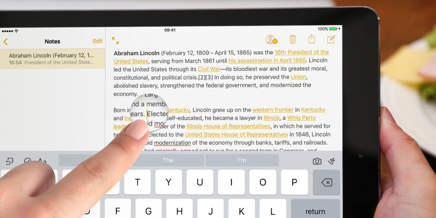 Place your cursor: precision text editing | iOS 11 Guide [iPad] - TapSmart