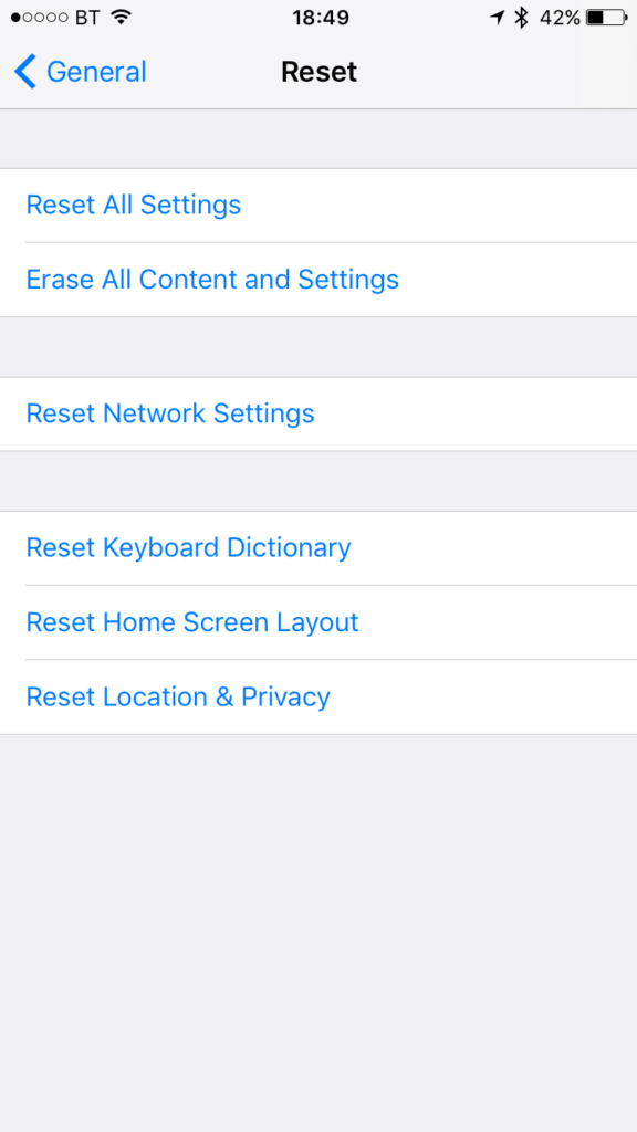 Reset guide: all 6 resets in iOS (and when to use them) - TapSmart