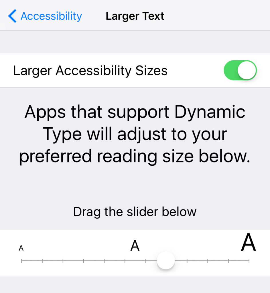 Dynamic type: how to adjust the default text size on your device - TapSmart