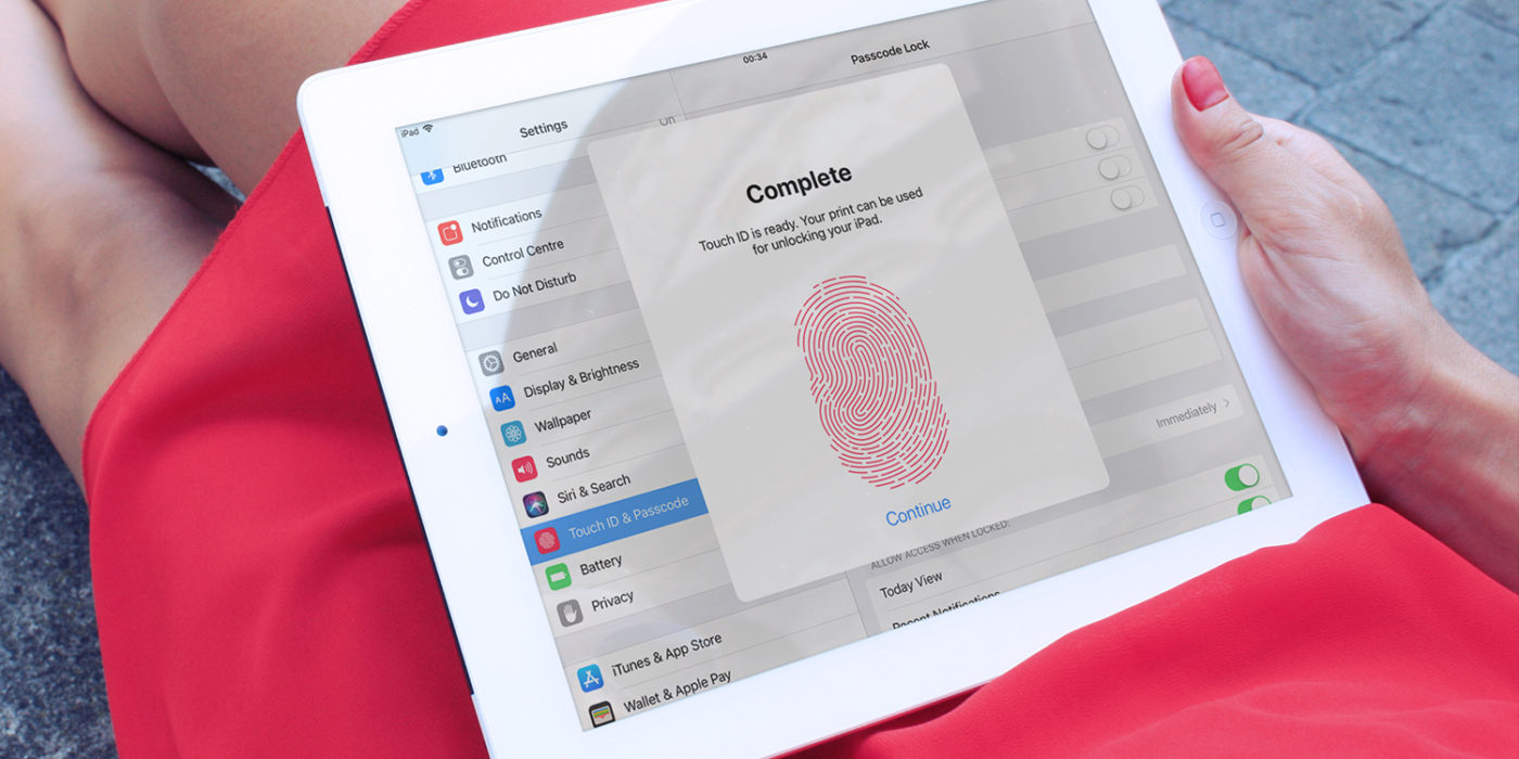 Fingerprints: scanning with Touch ID | iOS 11 Guide [iPad] - TapSmart