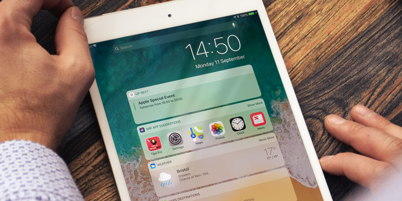 Widgets Customizing The Widget View Ios 11 Guide [ipad] Tapsmart