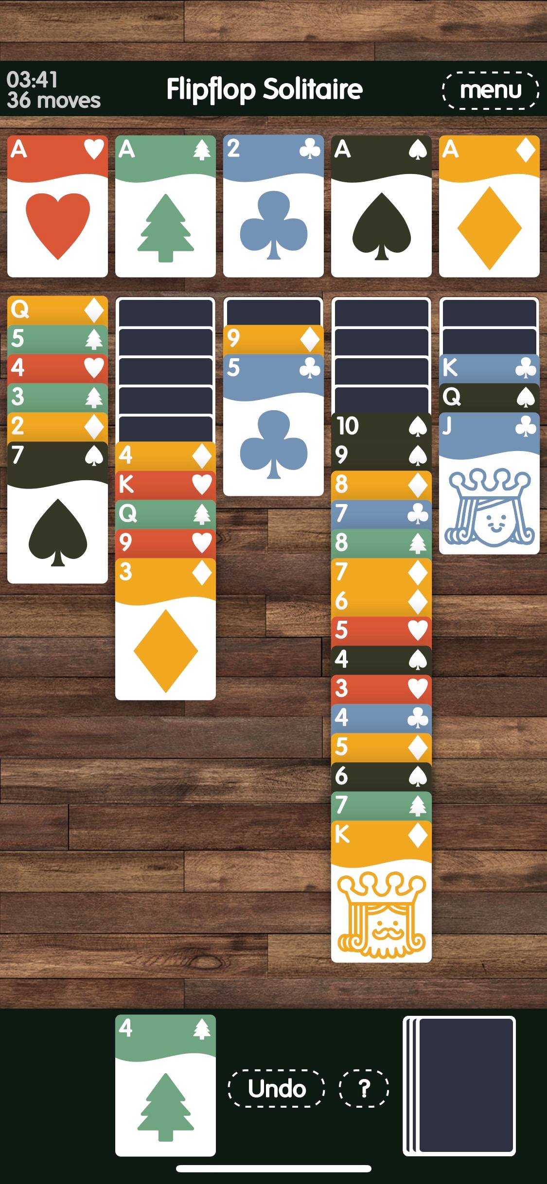 Flipflop Solitaire - Classic card game with a devilish twist - TapSmart