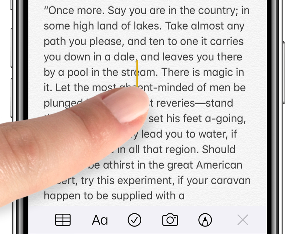 Text Cursor: Selections And Positions - TapSmart