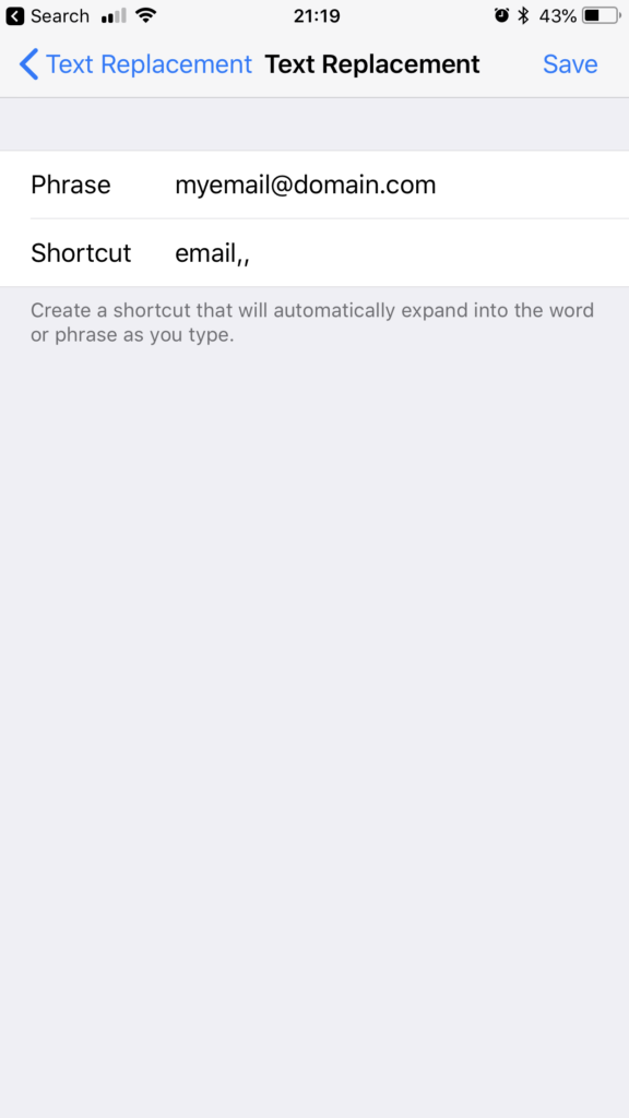 Text replacements: speed up your typing with custom shortcuts - TapSmart