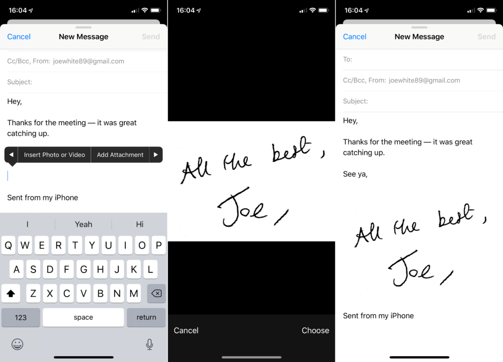 Handwritten signatures: how to personalize your email sign-off - TapSmart