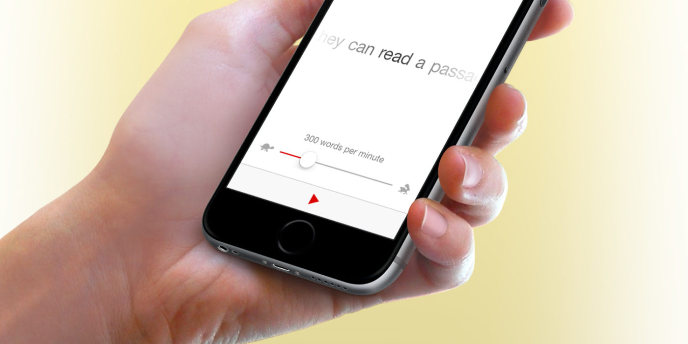 Accelerator: Speed Reader - Free your eyes and the text will flow ...