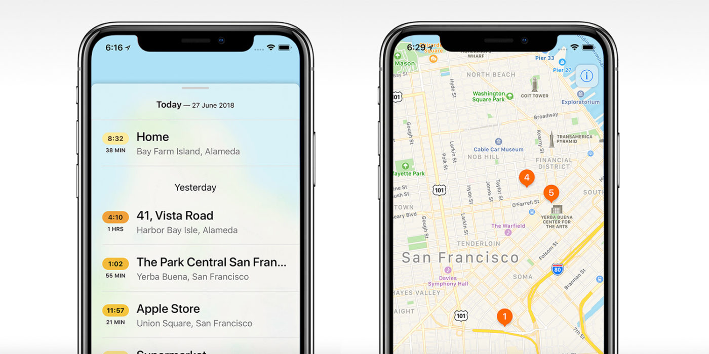 Visits: location timeline and personal map - TapSmart