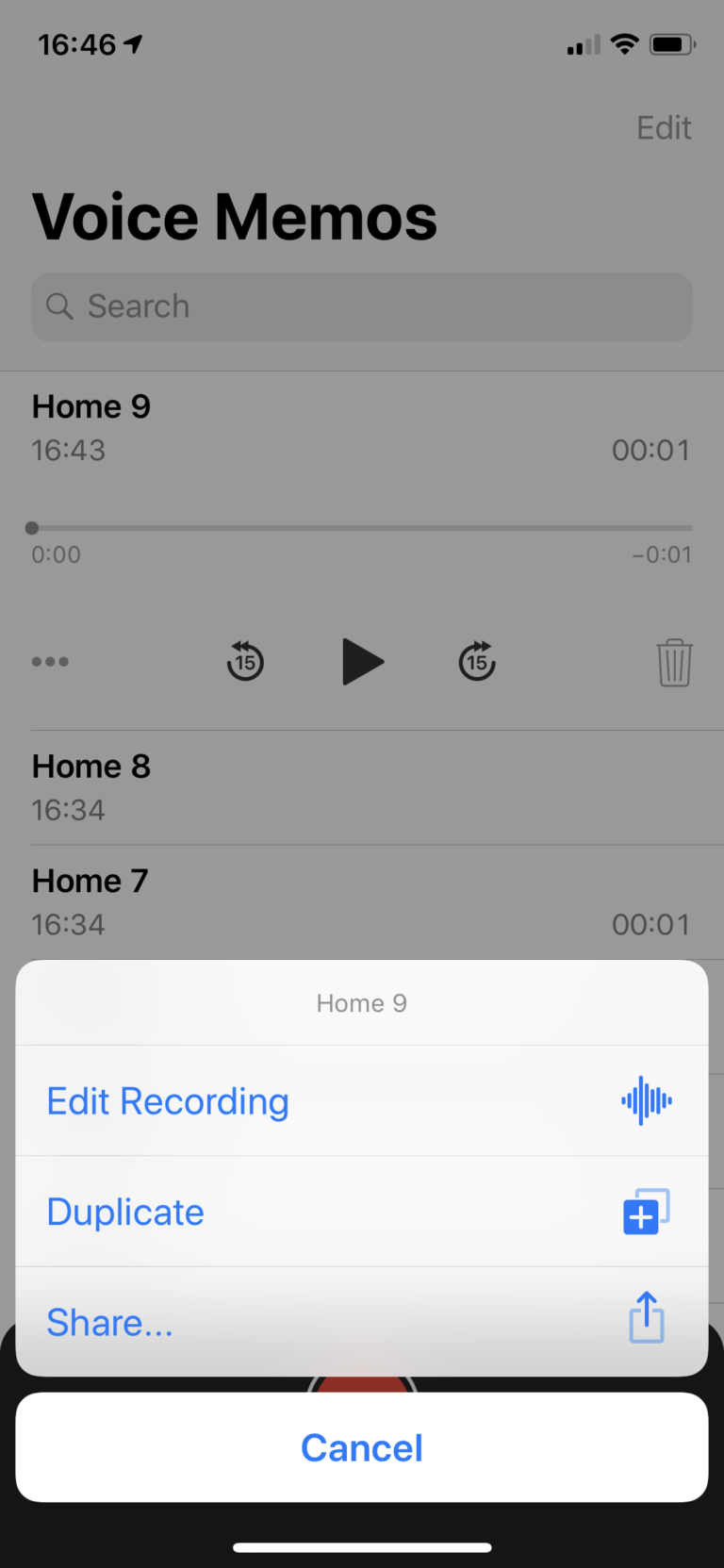 Voice Memos: use your device as a virtual dictaphone - TapSmart
