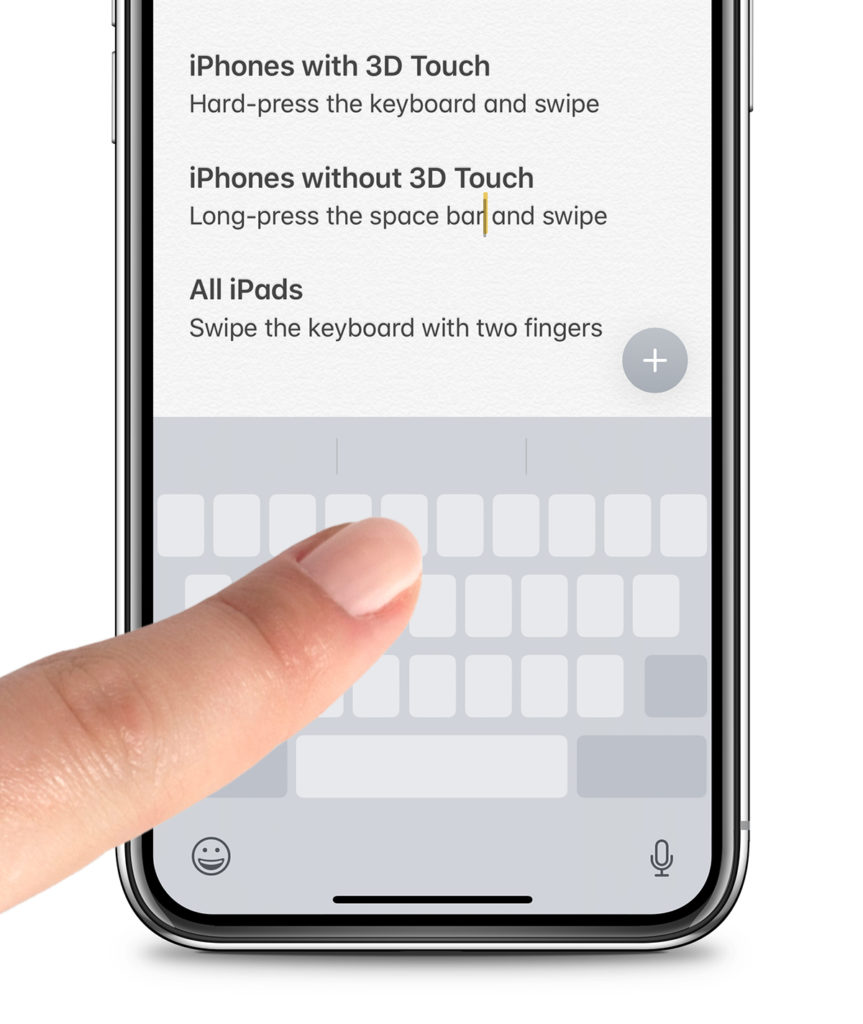 Virtual Trackpad – move the text cursor with ease - TapSmart