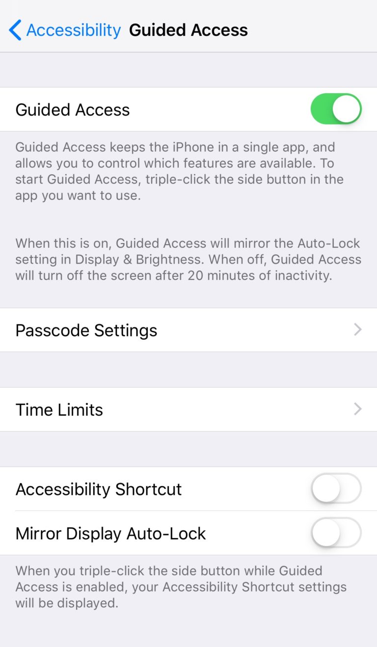 Guided access – how to lock your device to a single app - TapSmart