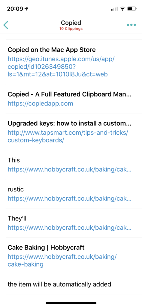 Clipboard management – better copy and paste tools with 'Copied' - TapSmart