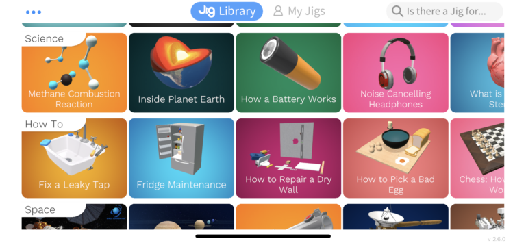 JigSpace – educational models in AR - TapSmart
