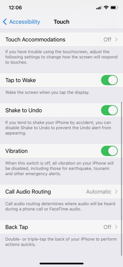 Using 'Back Tap' – a new way to control your device - TapSmart