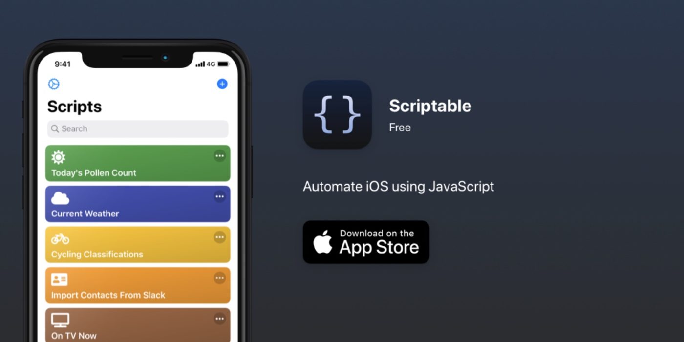 Scriptable - featured - TapSmart