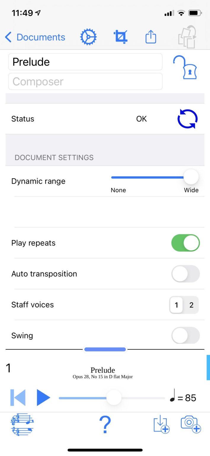 PlayScore 2 – the app that plays your sheet music - TapSmart