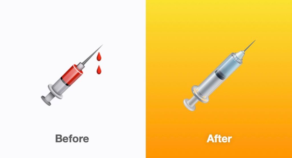 syringe-emoji-update-ios-14-5-emojipedia - TapSmart
