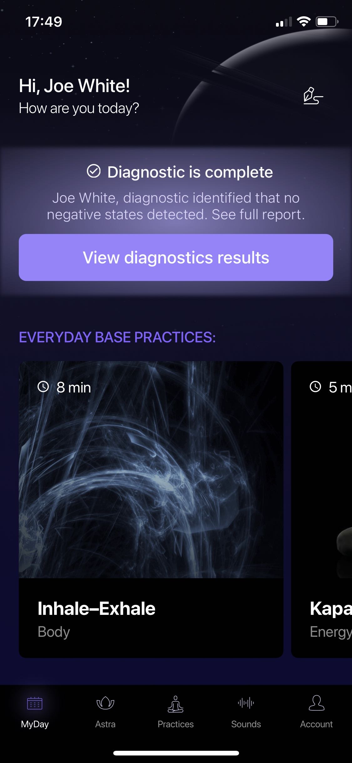 Human Cosmos – an AI-powered mind-body guide - TapSmart
