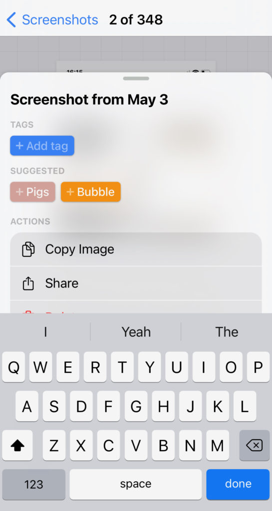 Manage your screenshots - how to search, tag, and copy text - TapSmart