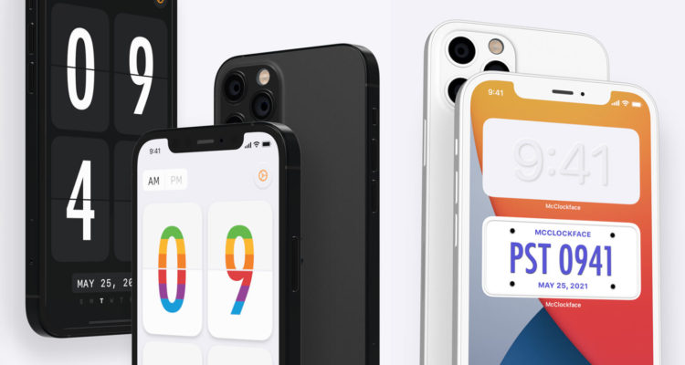 McClockface widgets - custom clocks on your Home Screen - TapSmart