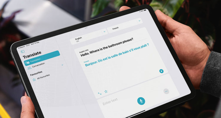 Translate App: Instant Conversational Translations | iPadOS 15 Guide ...