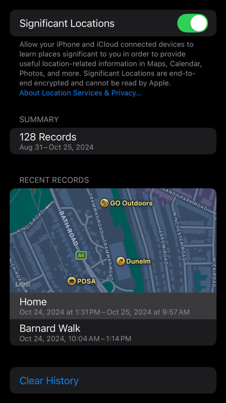 How to view and manage iPhone's hidden map of your 'significant ...