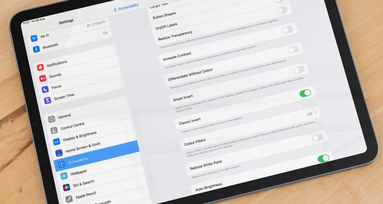 Screen Colors: Visual Filters For The Display | iPadOS 15 Guide - TapSmart