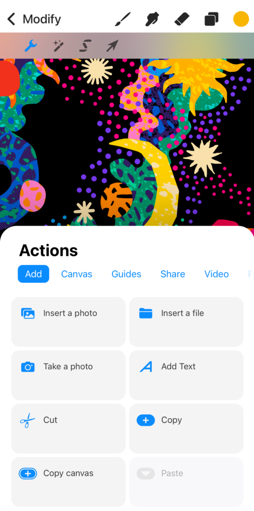 procreate-interface - TapSmart