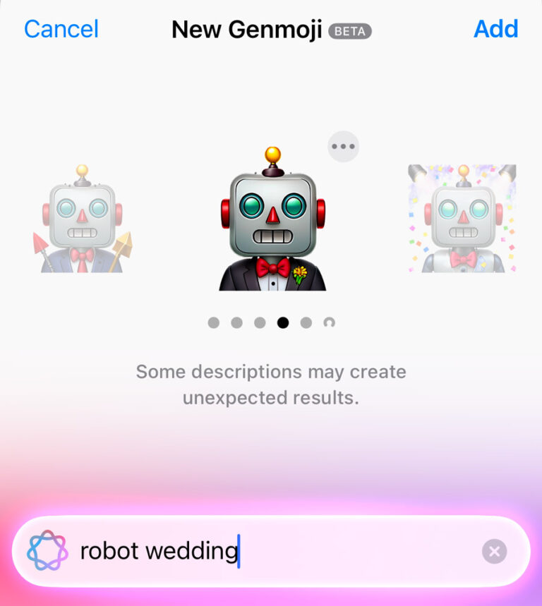 Design your own emoji from a prompt with Apple Intelligence and Genmoji ...